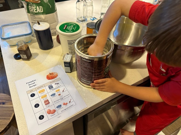 Montessori Thanksgiving Practical Life Activities + Visual Pie Recipe ...