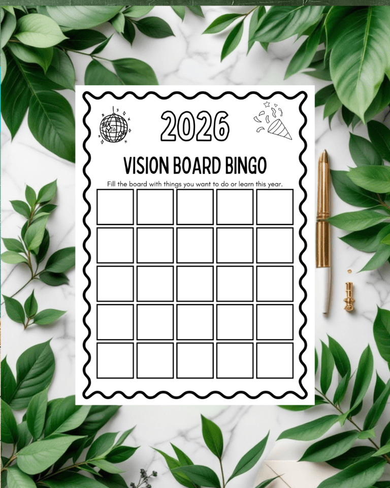 What Is Vision Board Bingo (and Why My Kids Loved It) – Seven Founding ...